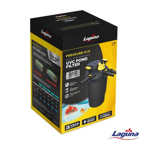 Laguna Pressure Flo 17000l Uvc Pond Filter Laguna Ponds