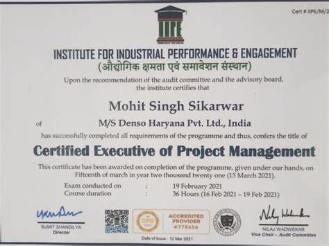 Mohit Singh Sikarwar On Linkedin Project Management