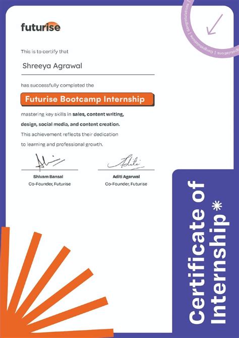 Internshipcompletion Skillsdevelopment Futureready Shreeya A