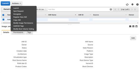 Amazon Web Services Aws Ami Source Instance Stack Overflow