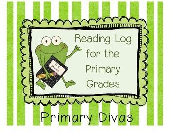 Reading Log For Primary Babes By Primary Divas TPT