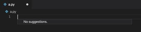 No Suggestion In First Column Of File When Using Jedi · Issue 10573 · Microsoftvscode Python