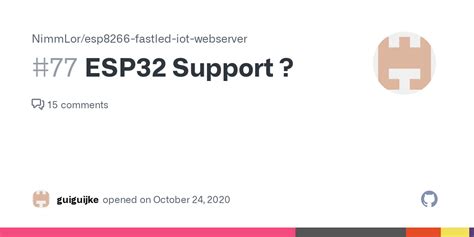 Esp Support Issue Nimmlor Esp Fastled Iot Webserver Github