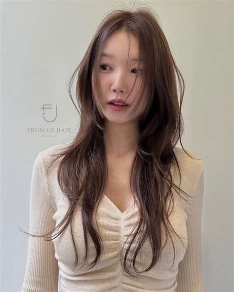 선릉 프롬어스헤어 권세연 긴머리펌 레이어드펌 Fromussyn • Instagram Photos And Videos