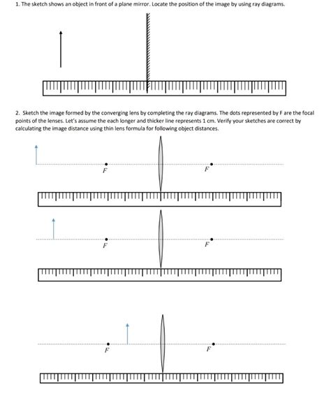 Solved The Sketch Shows An Object In Front Of A Plane Chegg