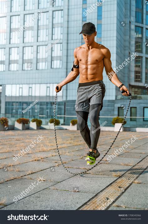 Man Skipping