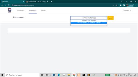 Github Pravinsathishprabuattendance Management System