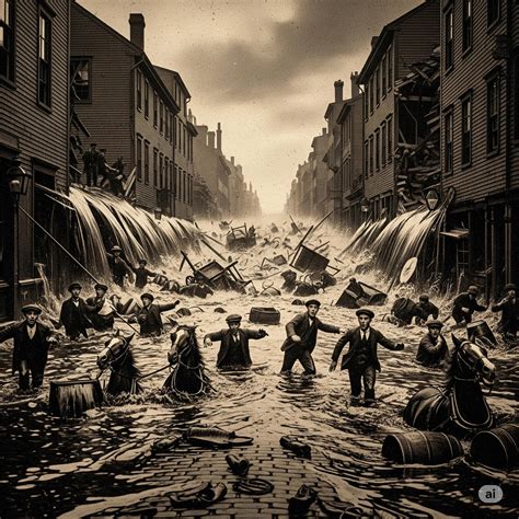 The Great Molasses Flood Of 1919 A Sticky Disaster History And Universe