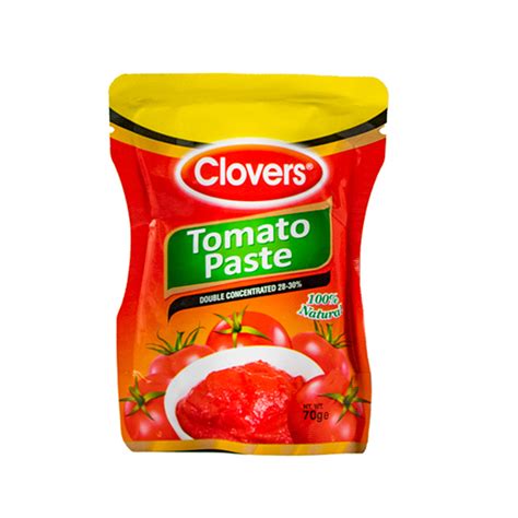 Clovers Tomato Paste In Sachet70g Triclover Industries