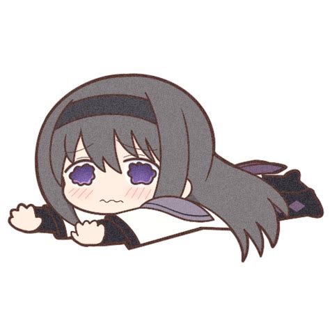 Safebooru 1girl Akemi Homura Argyle Argyle Legwear Black Hair Black