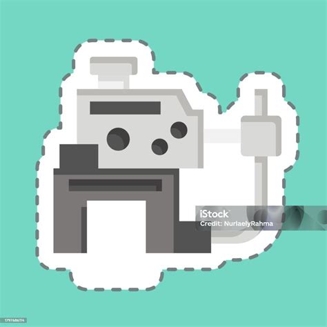 스티커 라인 컷 냉각수 누출 진단 자동차 정비 기호와 관련이 있습니다 심플한 디자인 편집 가능 간단한 일러스트레이션 0명에 대한 스톡 벡터 아트 및 기타 이미지 Istock