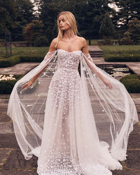 The Wedding Dress Is Extremely Romantic And Shimmering Like A Etsy