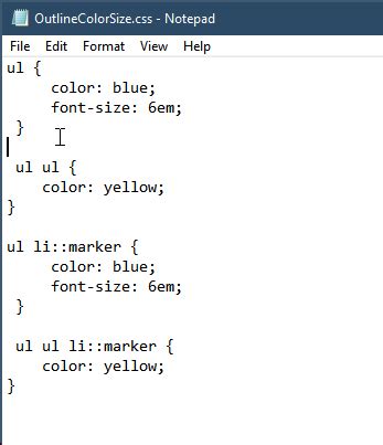 Css Code To Change Color And Size Of Bullet Points Custom CSS Theme