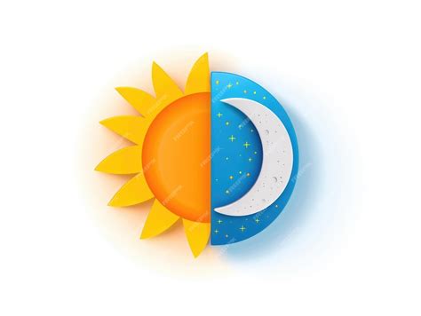 The Sun And The Moon Are Shown In A Circle With The Sun On The Left