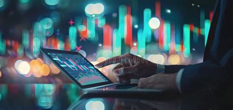 Person Using A Tablet In A Dark Room Stock Illustration Illustration Of Digital Electronics