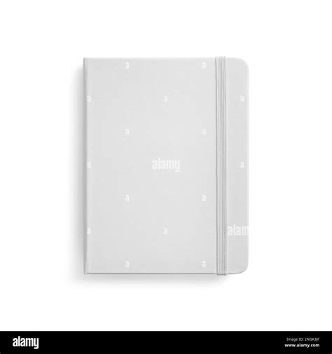 Notebook D Rendering Cover White Background Stock Photo Alamy