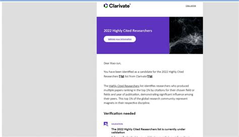 Pdf 2022 Highly Cited Researcher From Clarivate