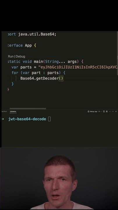 Decoding Jwts With Plain Java Java Shorts Youtube