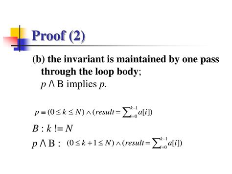 ppt loop correctness and termination proff powerpoint presentation id 3930866