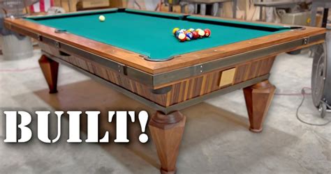 How To Build A Pool Table Step By Step Instructions