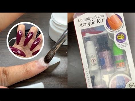 Diy Acrylic Nails At Home With Kiss Complete Salon Acrylic Kit