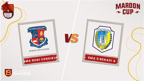 2 Sma Budi Cedikia Vs Sma 9 Bekasi A Youtube
