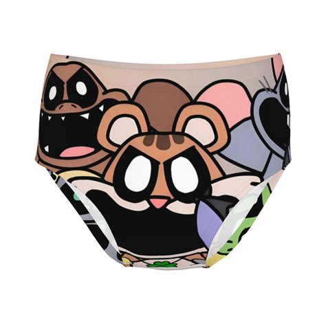 Defioc Smiling Critters Pattern Girls Underwearstretch Cotton Panties