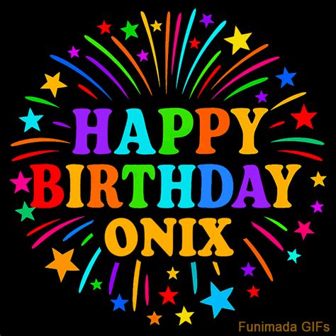 Happy Birthday Onix Fireworks  Download On