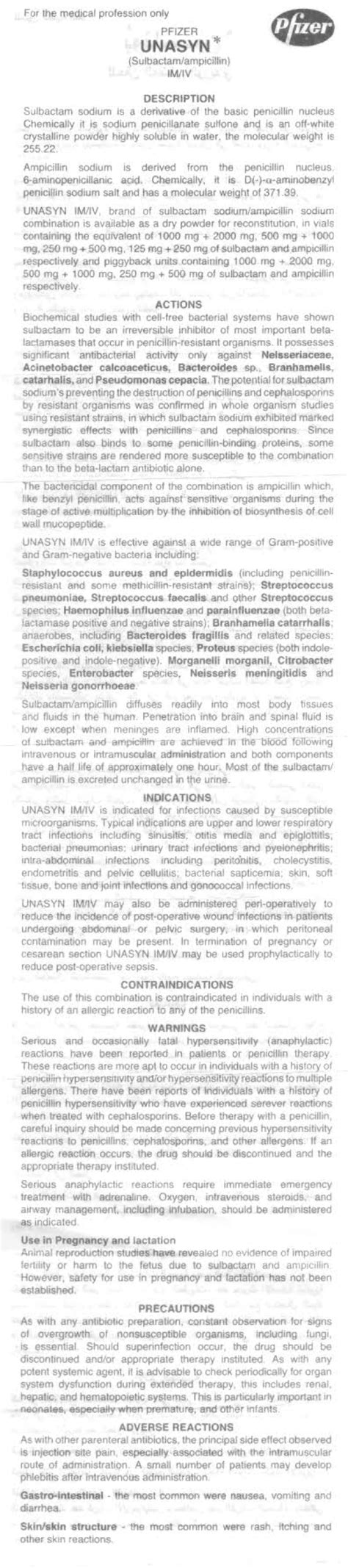 Unasyn Pdf