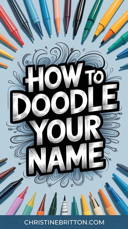 5 Step Guide To Cute Name Doodles Youll Love 💕🖌️ Doodle Art For
