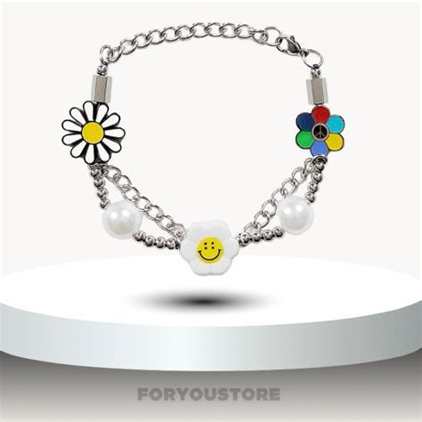 🚀🇰🇷 ส่งในไทย 🌸 Daisy Exclusive สร้อยข้อมือเดซี่ Gd Collection Shopee