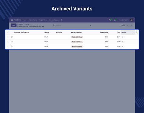 Odoo Product Manual Variant Generator Webkul