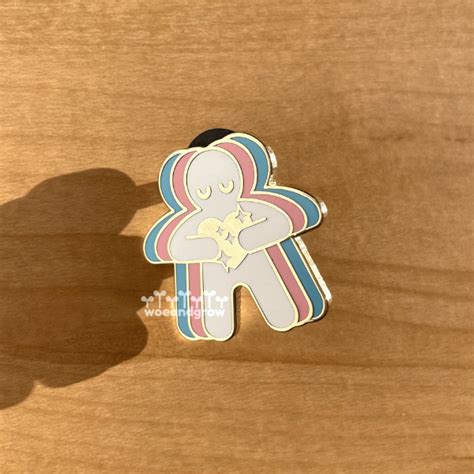 Trans Love Enamel Pin · Woeandgrow · Online Store Powered By Storenvy