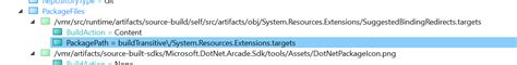 Nu5129 Warning For Systemresourcesextensions Package · Issue 89208