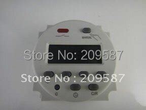 DIGITAL PROGRAMMABLE WEEKLY TIMER SWITCH 220V 16A Grandado