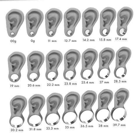 High Quality Titanium Ear Gauges Metal Plugs Sizes 0g And Larger 13