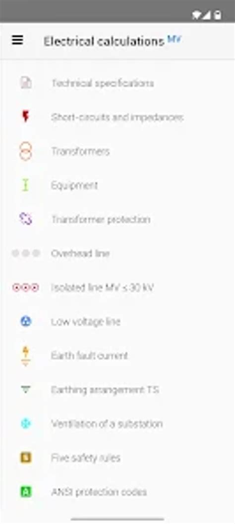 Medium Voltage Calculations Para Android Download