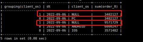 Using Group By Grouping Sets Encountered Some Problems · Issue 10974 · Starrocksstarrocks