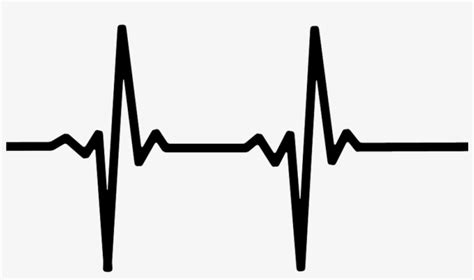 Heart Monitor Sticker Pulse Rate Aerobics Clipart Line Art