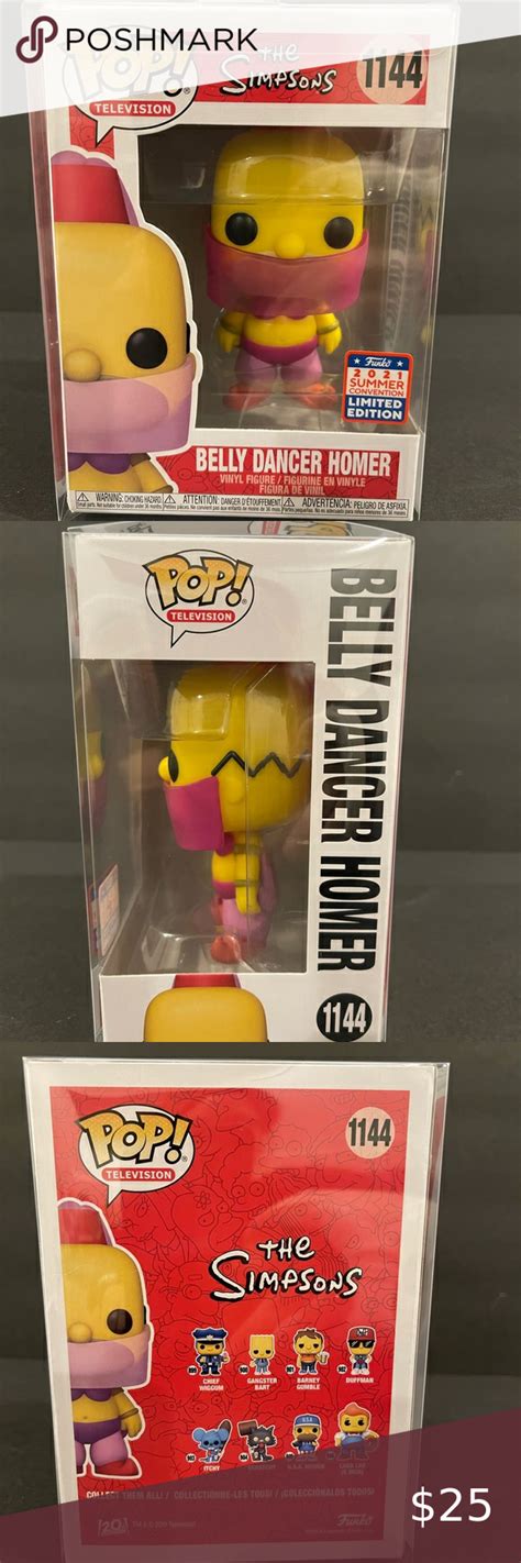 Funko Pop Belly Dancer Homer Simpson 1144 Homer Simpson Funko Homer