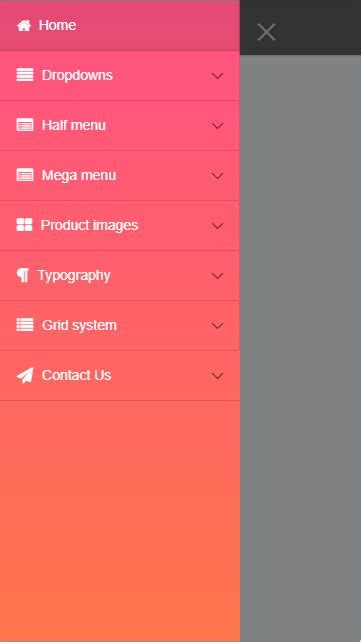 Web Slide Responsive Mega Menu For Bootstrap 3 Mega Menu Sticky