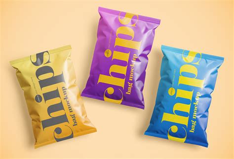 Free Snack Chips Bag Mockup Mockuptree