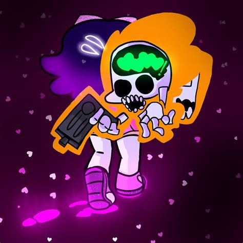 Pico X Nene Art Cartoon Art Styles Cartoon Art Fright Night