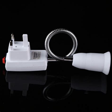 E27 To Uk Plug Bulb Base Adaptor Led Halogen Light Grandado