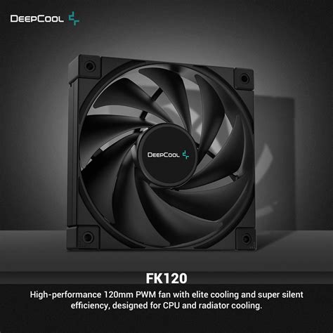 Deepcool Fk Black Pc Computer Cpu Cooler Mm Case Fan Single In Shopee Malaysia