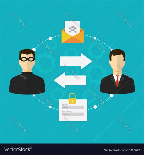 protection against hacker concept royalty free vector image