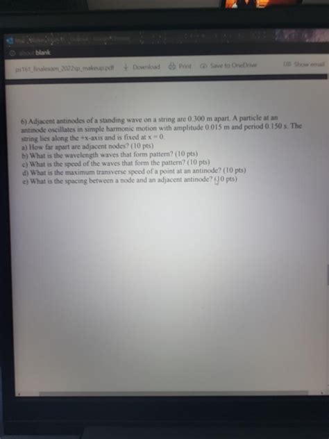 Solved About Blank Ps161 Finalexam 2022sp Makeup Pdf Chegg Com