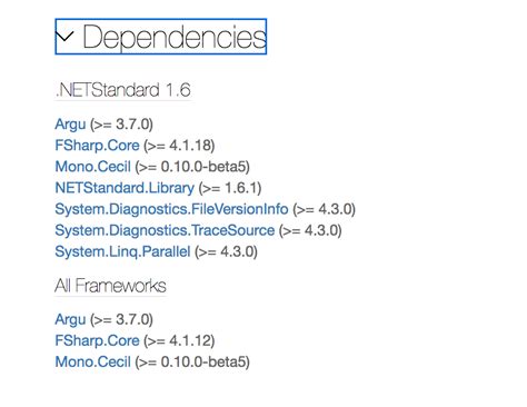 Including Netstandardlibrary For Exclusively Net461 Projects · Issue 2718 · Fsprojectspaket