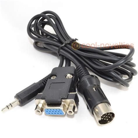 Atari St Vga Monitor Adapter Cable With Audio