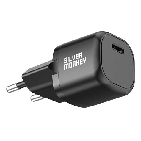 Silver Monkey ® Mini Ładowarka Sieciowa Usb C 20w Pd Biała Hurtownia Sklep